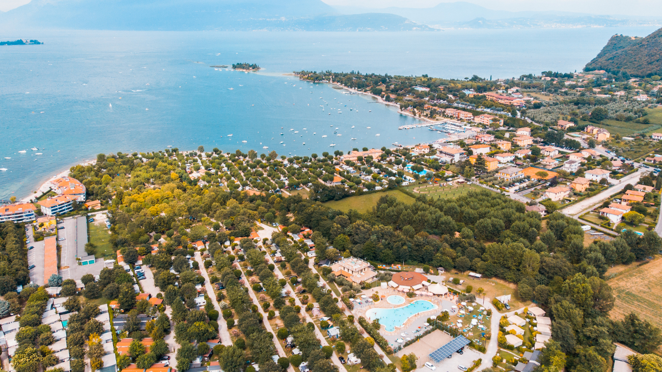 The tourist village on Lake Garda Baia Verde in 2019